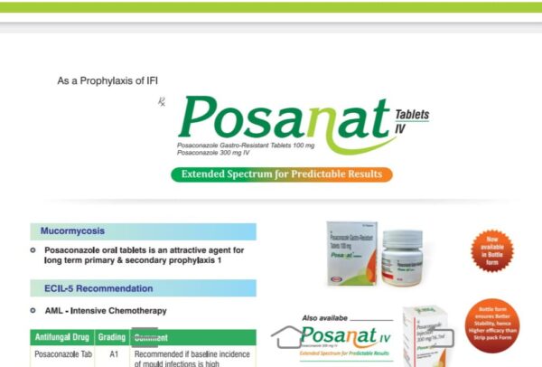 Posanat Supplier | Posaconazole Distributor | Available Price Delhi ...
